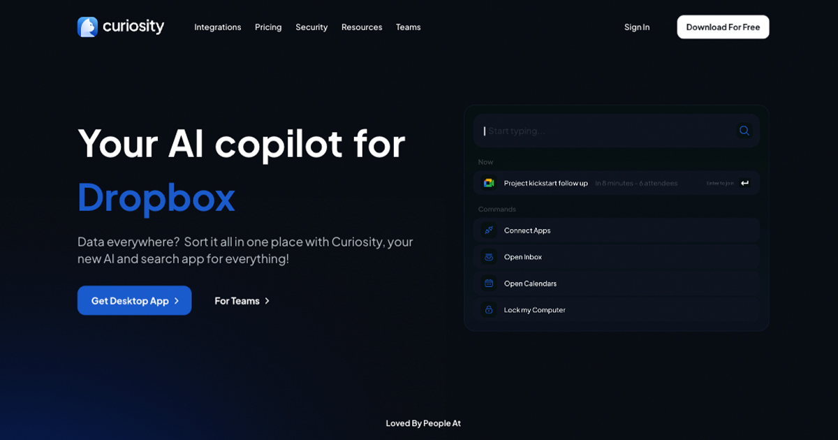 curiosity - AI TECHS -AIツールまとめサイト-